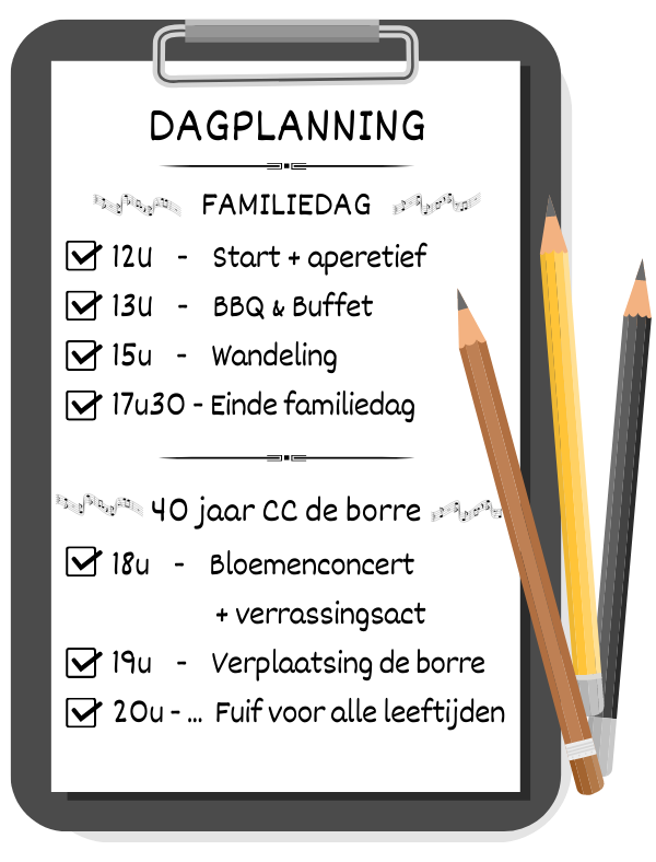 Uitnodiging Familiedag - update